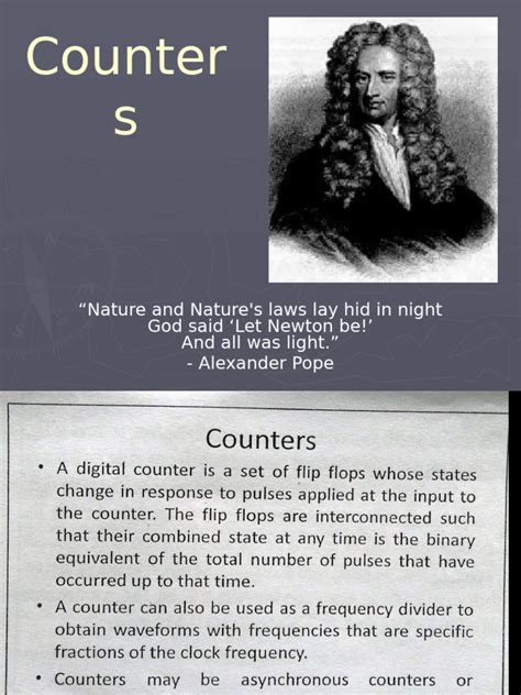 Counters Introduction Mod Ripple Counter Binary Counter Pdf