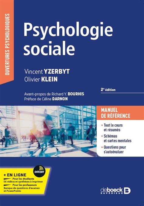Psychologie Sociale De Boeck Supérieur