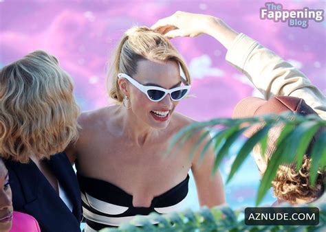 Margot Robbie Sizzles In Sexy Dress At Barbie Bondi Beach Aznude