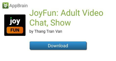 Joyfun Adult Video Chat Show For Iphone Free App Download