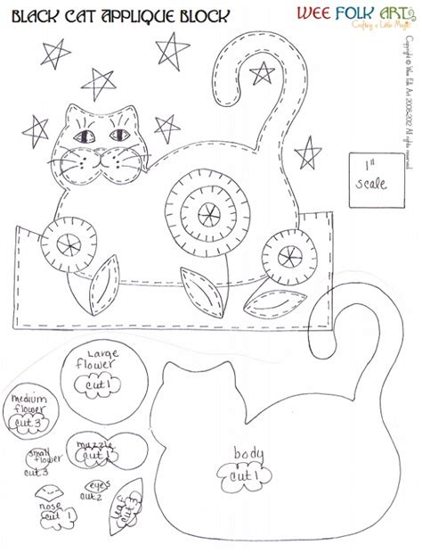 Аппликация кот Кот и кошка