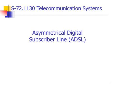 ppt asymmetrical digital subscriber line adsl powerpoint