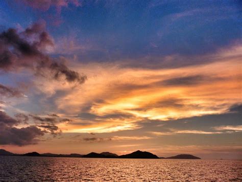 July Evening Now At Hakata Bay In Japan