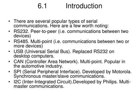 Ppt Chapter 6 Serial Communications Powerpoint Presentation Free