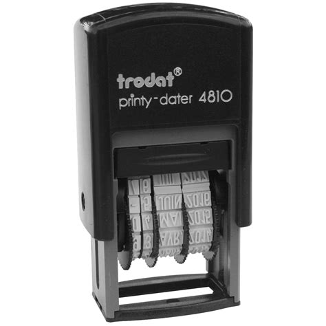 Trodat Printy 4810 Pocket-Size French Self-Inking Dater | Grand & Toy