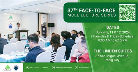 38th Face To Face MCLE Lecture Series Access