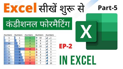 conditional formatting in excel ms excel full course in hindi part