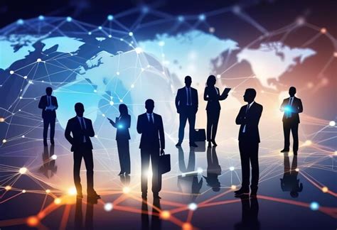 Business Global Network Connection Telecommunication Premium Ai Generated Image