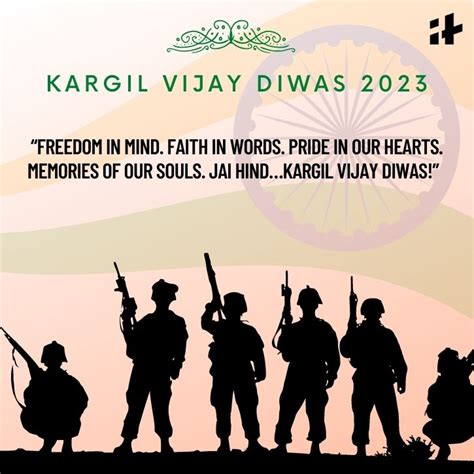 Kargil Vijay Diwas 2023 Inspirational Quotes Wishes Messages
