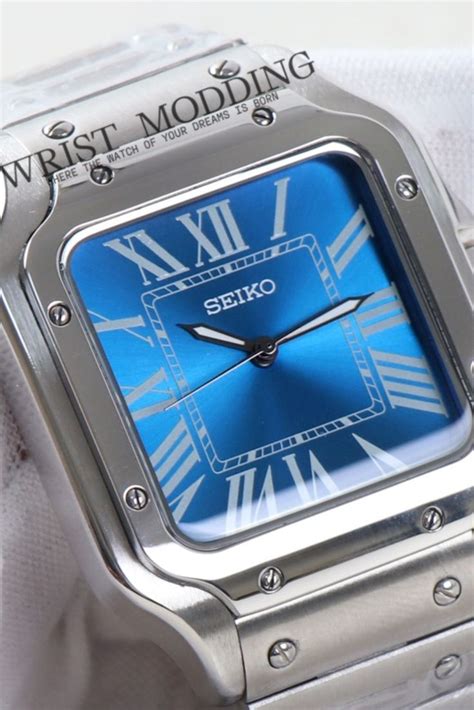 Seiko Mod Santos Cartier Seiko Mod Cartier Santos Seiko Watches