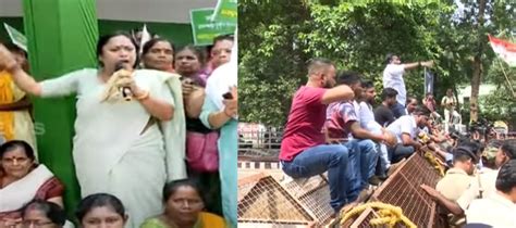 Odisha Police Station Scandal Bjd Congress Stage Protests In