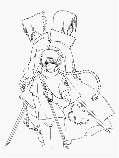 Naruto Characters Coloring Pages