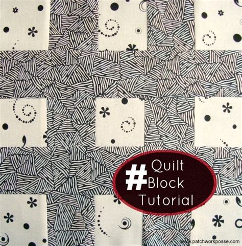 Hashtag Quilt Block Tutorial Patchwork Posse