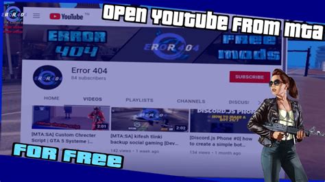 MTA SA Open Youtube From MTA Script For Free YouTube