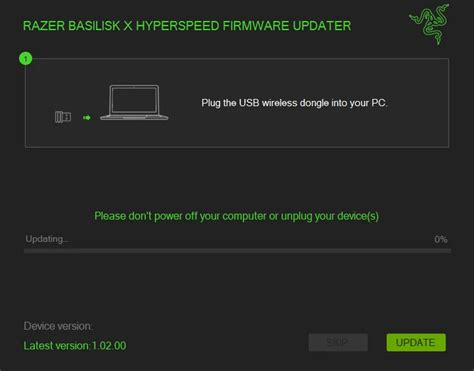 Basilisk X Hyperspeed Firmware Updater Issue Stuck On 0 Razer Insider