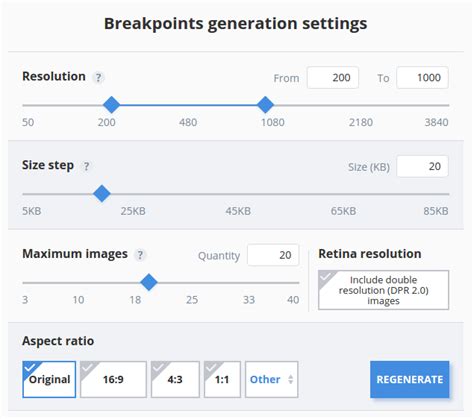 Responsive Image Breakpoints Generator A Free Tool For Responsive