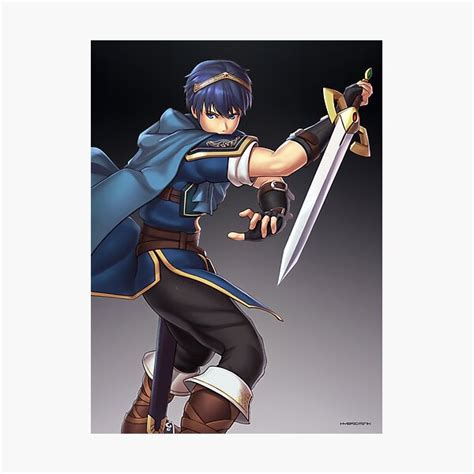 Marth Ultimate Photographic Print For Sale By Hybridmink Redbubble