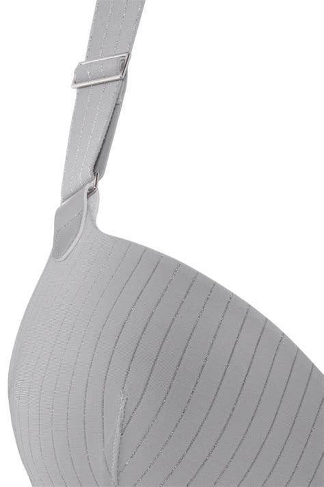 Gloria Push Up Bra In Grey And Silver Marlies Dekkers Designer Lingerie
