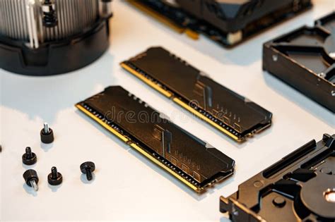computer parts of processing unit close up stock image image of