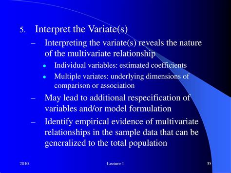 multivariate data analysis ppt download