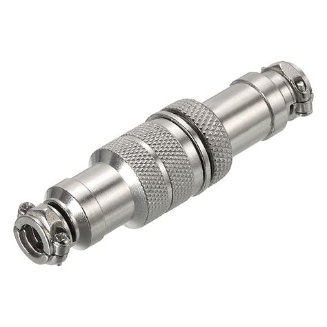 Uxcell Aviation Connector Gx Pins Mm Silver Male Female Wire