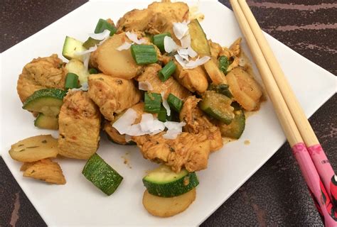 Spicy Chicken And Zucchini Stir Fry Culinary Concerto