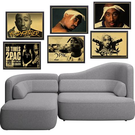 2pac Tupac Shakur Singer Vintage Poster Retro Poster Painting Home Room