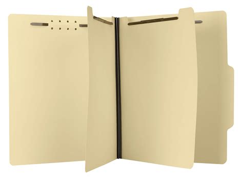 The File King Two Divider Manila Classification File Folder