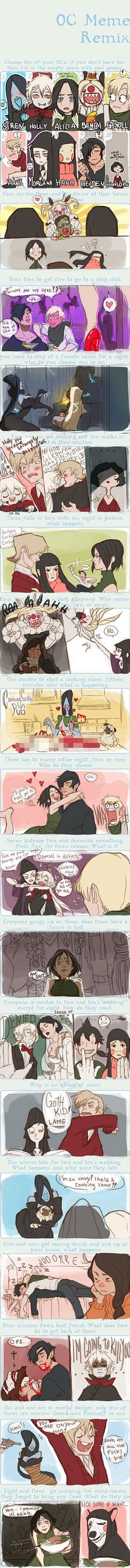 Oc Remix Meme By Ailovc On Deviantart