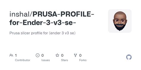 Github Inshalprusa Profile For Ender 3 V3 Se Prusa Slicer Profile