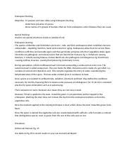 Lab Week 3 2 Docx Endospore Staining Objective To Prepare And View Slides Using Endospore