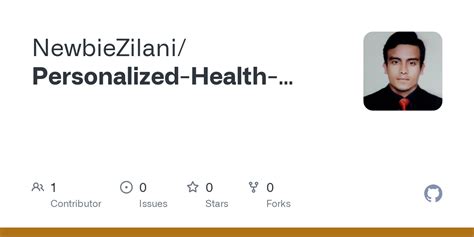 Github Newbiezilani Personalized Health And Wellness Recommendation