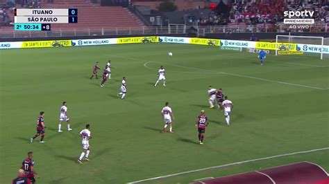 Vídeo Ituano 0 x 1 São Paulo Melhores momentos Terceira fase da