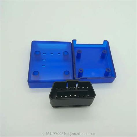 Obd Obdii Connector Obd Male Connector Plug Socket Obd Blue Cover Buy Obd Connector Obd