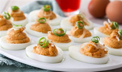 Creole Deviled Eggs Recipe Blue Plate Mayonnaise