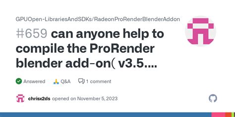 Can Anyone Help To Compile The Prorender Blender Add On V Source