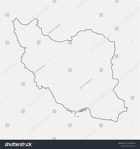 Map Iran Vector Graphic Element Illustration Stock Vector Royalty Free