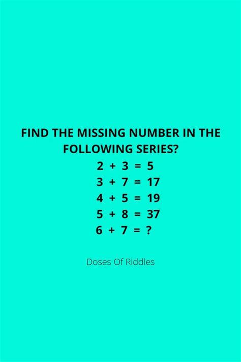 Maths Riddles With Answers Part 4 Math Riddles With Answers Math