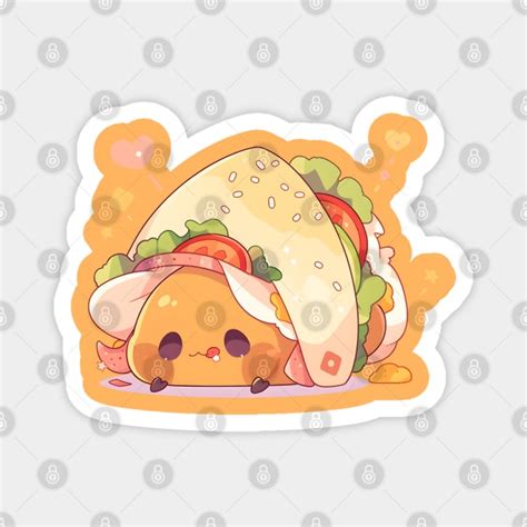 Taco Licious Fun With Chibi Taco Monster Taco Magnet Teepublic