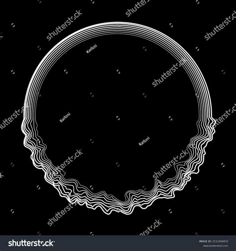 Geometric Shape Glitch Distortions Vector Illustration Stock Vector