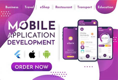 Flutter Mobile App Developer Build Ios And Android Apps Design Mobile