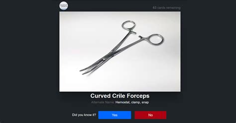 Surgical Instrument Flashcards