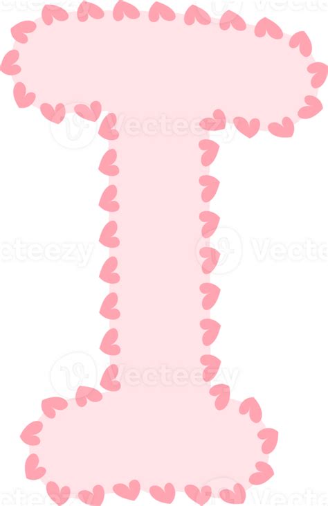 Alphabet Pink Letter Dotted Line Frame 34721587 Png