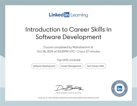 Mahalakshmi N On Linkedin Softwaredevelopment Careergrowth
