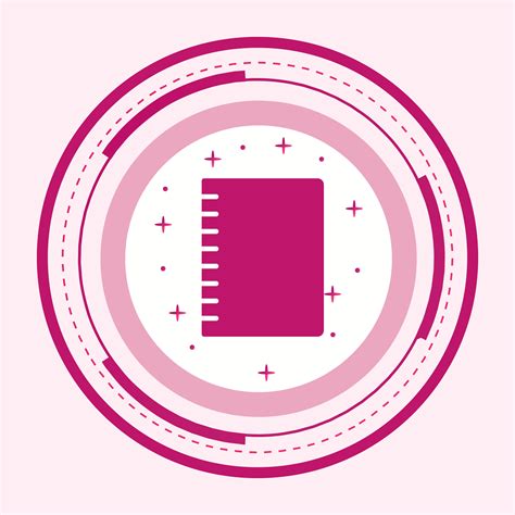 Spiral Notebook Icon Design 500141 Vector Art At Vecteezy