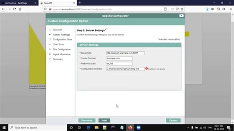 ForgeRock OpenAM Custom Configuration Installation On Windows Narayana Tutorial
