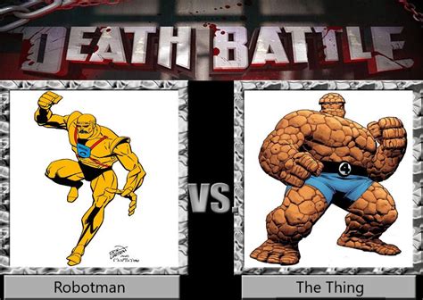 Request 467 Robotman Vs The Thing By Lukealanbundesen On Deviantart