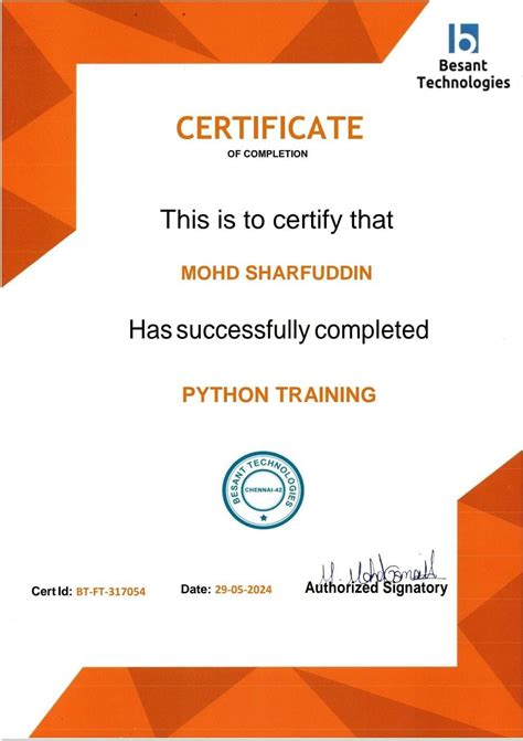 Completed Python Programming Course Sharfuddin Mohd Posted On The Topic Linkedin