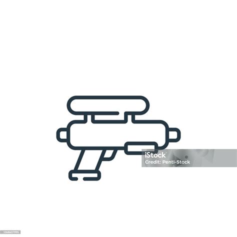 水槍向量圖示隔離在白色背景上大綱細線水槍圖示的網站設計和移動應用程式開發細線水槍輪廓圖示向量圖示向量圖形及更多卡通圖片 Istock