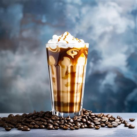 Premium Photo Iced Coffee In A Tall Glass